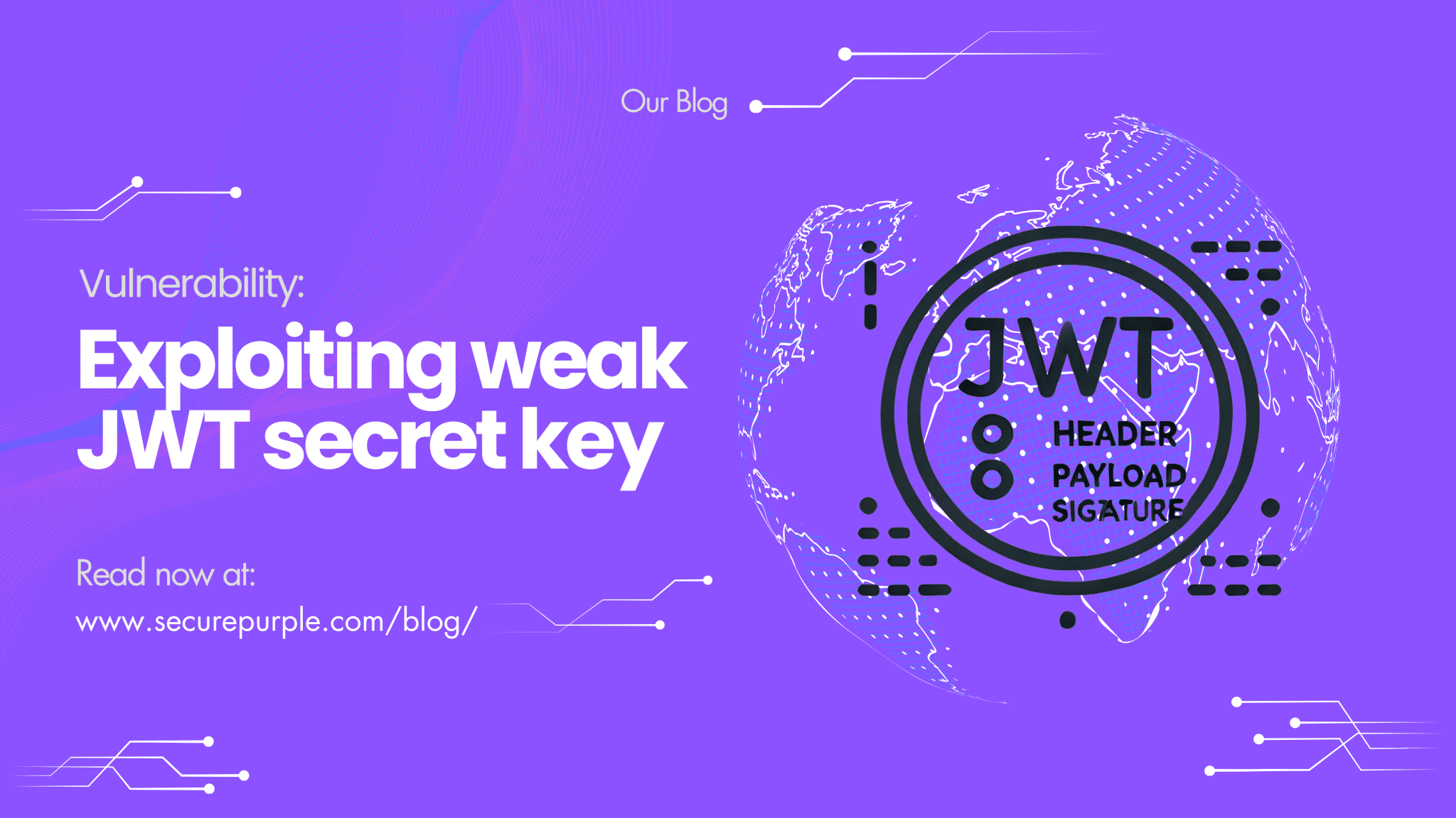 Exploiting A Weak JWT Secret Key: A Case Study - Secure Purple