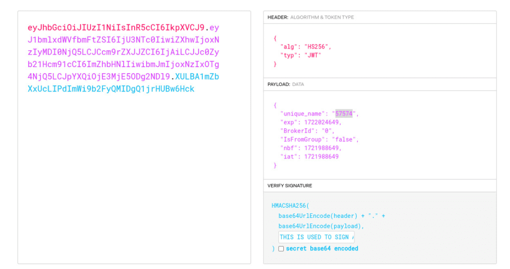 Exploiting A Weak JWT Secret Key: A Case Study - Secure Purple